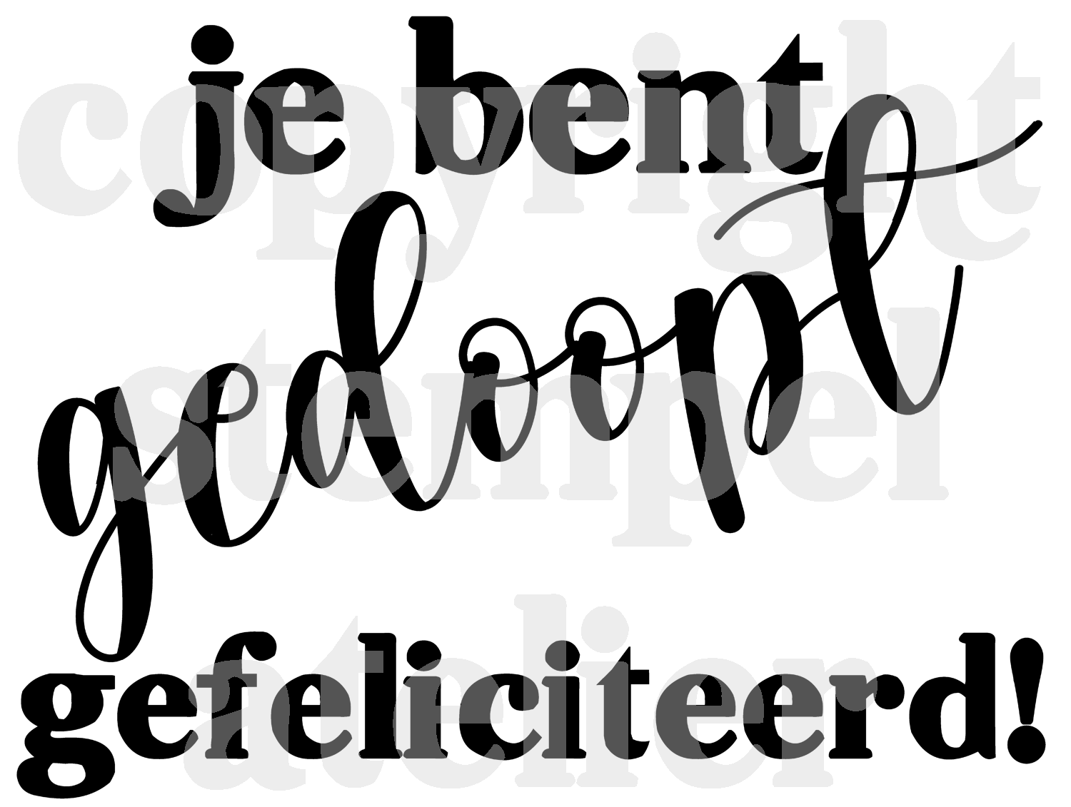 christelijke uitnodigingen en felicitaties (doop, belijdenis enz ...